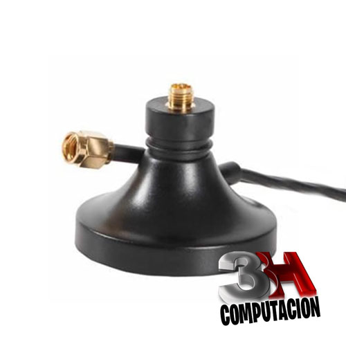 BASE MAGNETICA CON CABLE 1 metro, conector RP-SMA